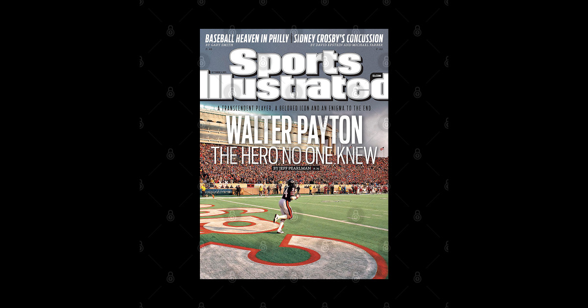Walter Payton The Hero No One Knew - Walter Payton - Sticker | TeePublic