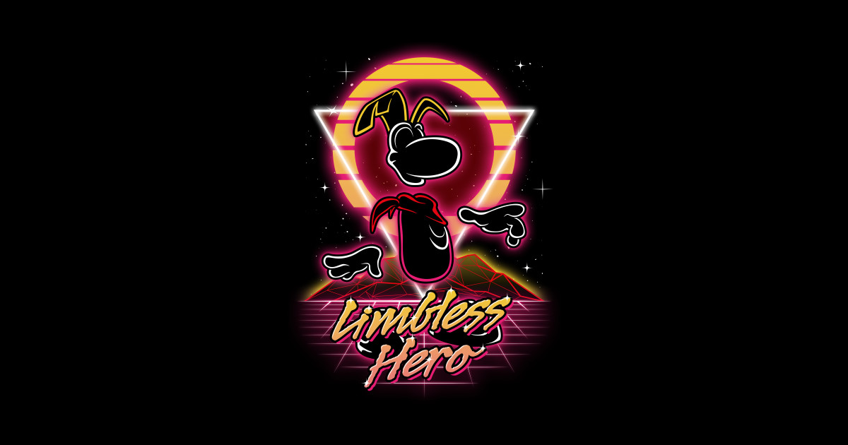 Retro Limbless Hero - Rayman - Magnet | TeePublic