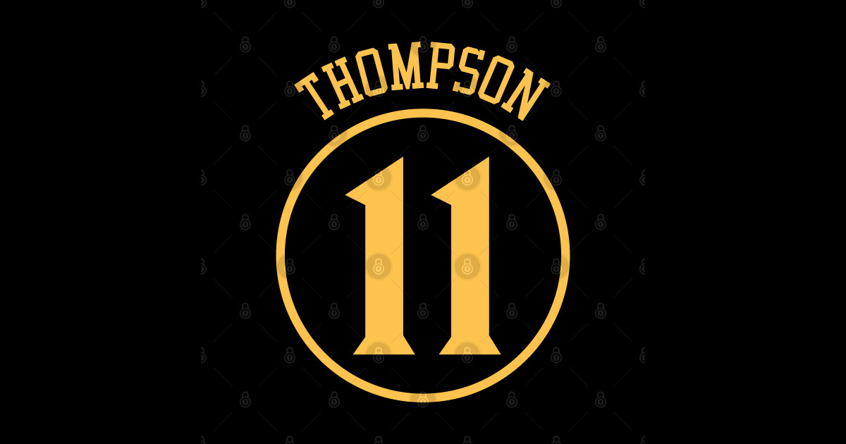 Klay Thompson Number - Klay Thompson - Sticker | TeePublic