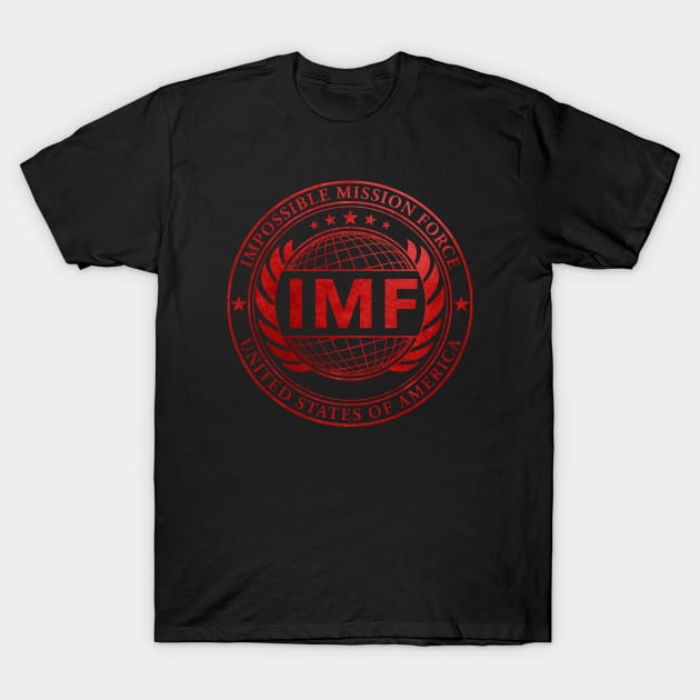 IMF - Impossible Mission Force (RED) - Mission Impossible - T-Shirt ...