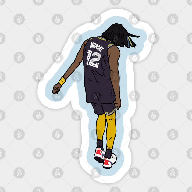 Ja Morant Griddy - Nba - Sticker | TeePublic