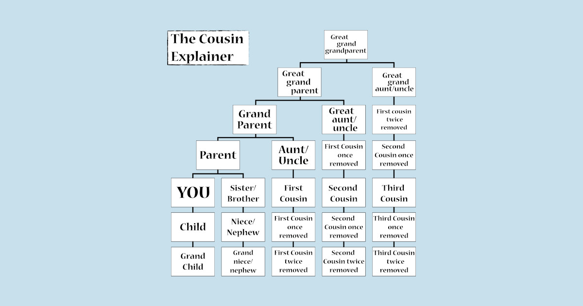 The Cousin Explainer - Family Reunion - T-Shirt | TeePublic