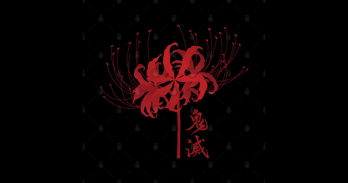 demon flower - Kimetsu No Yaiba - Sticker | TeePublic