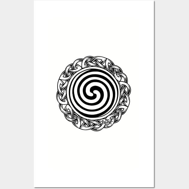 Spiral Strength Celtic Power Design - Celtic - Posters and Art Prints ...