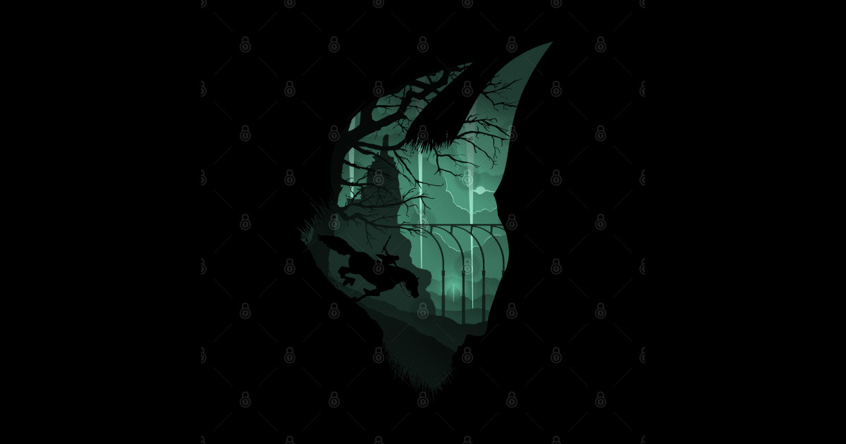 Shadow of the Colossus - Dormin silhouette - Shadow Of The Colossus ...