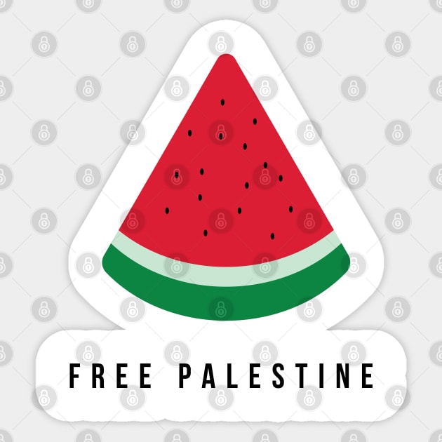 Free Palestine Watermelon - Palestine Watermelon - Sticker | TeePublic