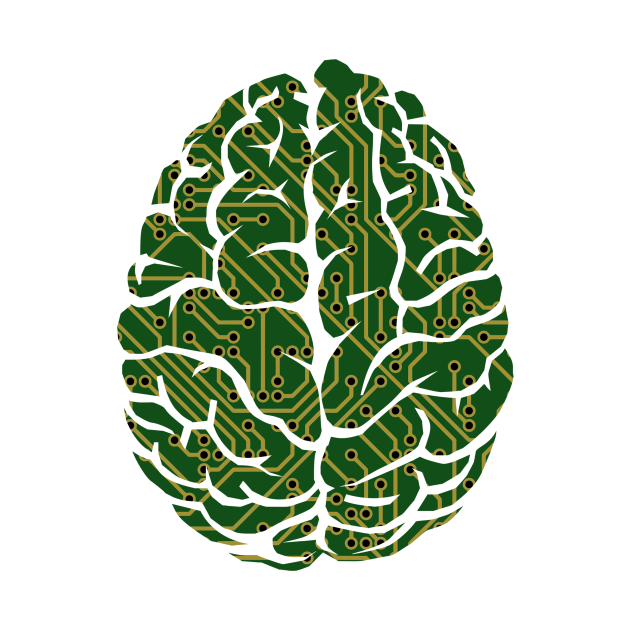 PCB brain - Circuit - T-Shirt | TeePublic