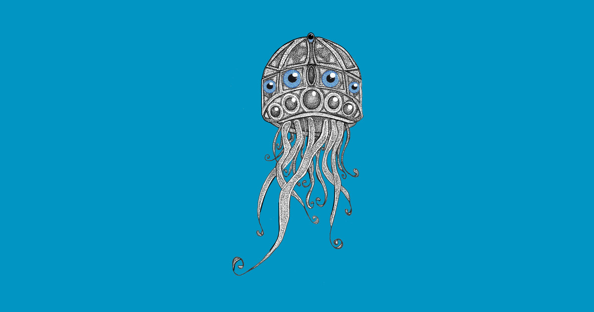 Jeffrey the Jeweled Jelly Fish - Jellyfish - T-Shirt | TeePublic