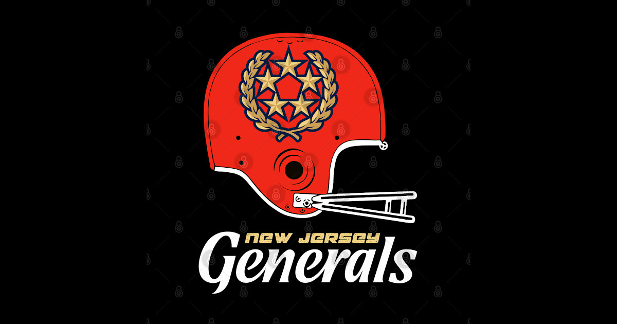 Defunct New Jersey Generals Football Team Helmet - Football - Posters ...