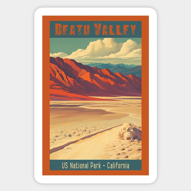 Death Valley National Park Vintage Travel Poster - Death Valley ...