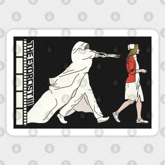 The Exorcist III Iconic Jump Scare - The Exorcist - Sticker | TeePublic