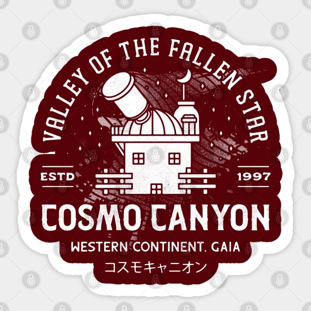 Cosmo Canyon Crest - Final Fantasy 7 - Sticker | TeePublic