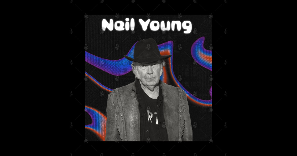 Neil Young - Neil Young - Sticker | TeePublic