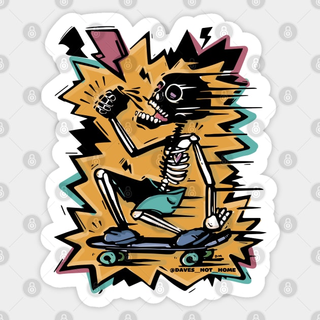 SKATE OR DIE - Skate Or Die - Sticker | TeePublic