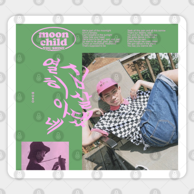 BTS RM Moonchild - Bts Rm - Sticker | TeePublic