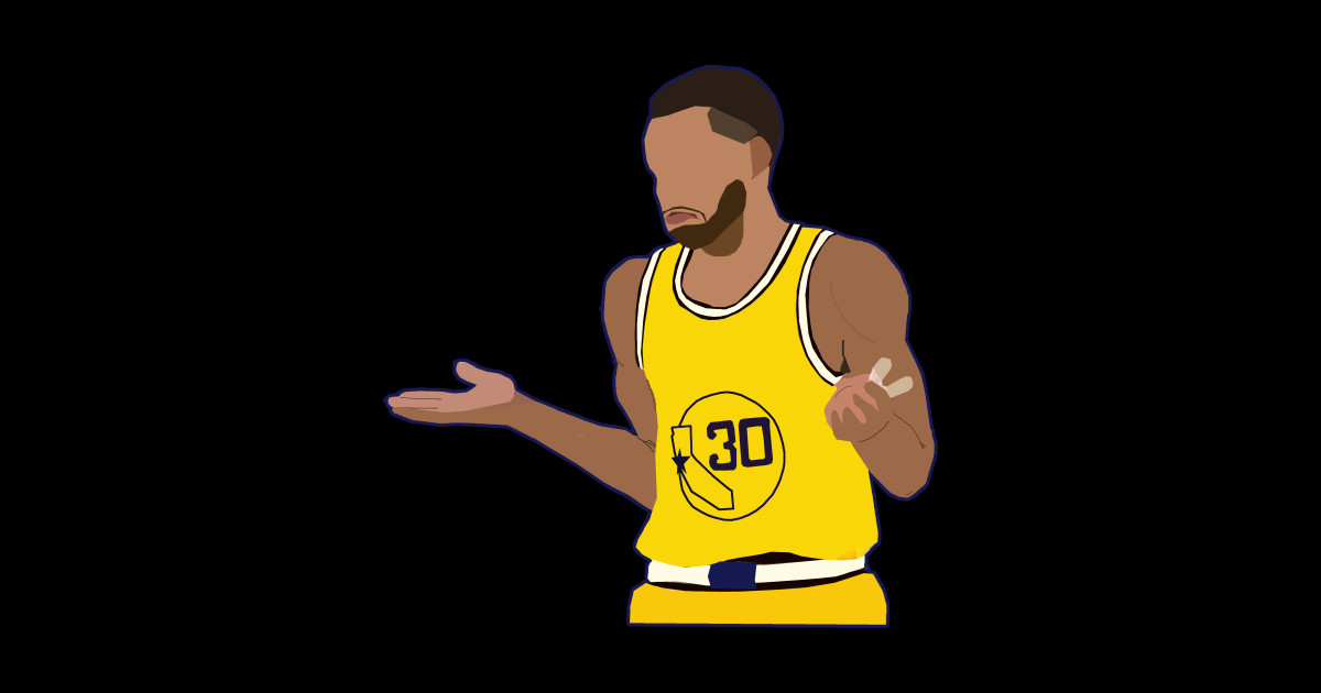 Steph Curry Shrug - Nba - T-Shirt | TeePublic