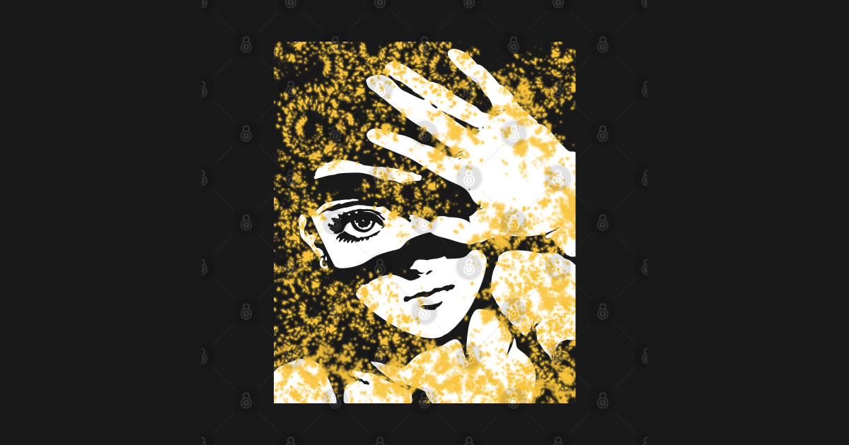 Punk Fashion Style Yellow Glowing Girl - Women In Punk - T-Shirt ...