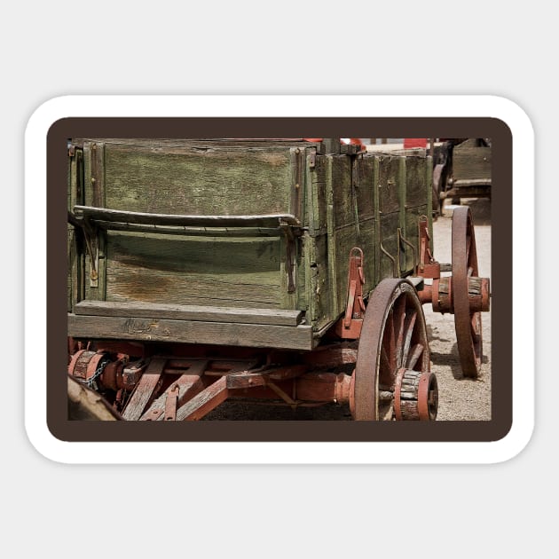 Old West Wagon - Old West - Sticker | TeePublic