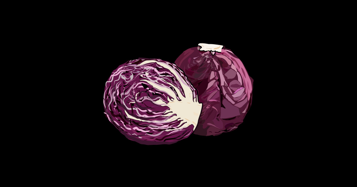 Red cabbage cartoon illustration - Red Cabbage Cartoon Illustration ...
