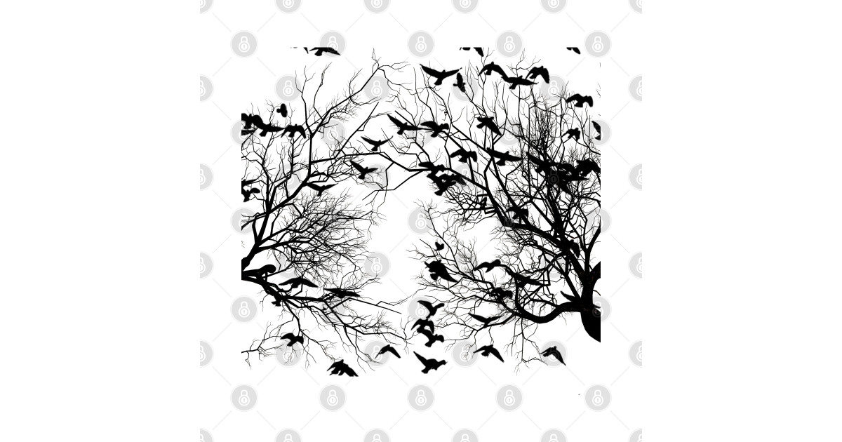 Crow Flock - Crow - T-Shirt | TeePublic