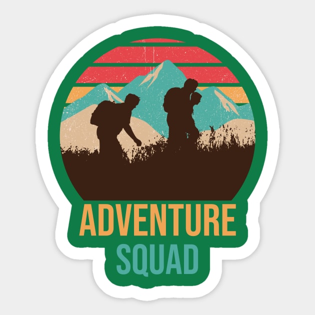 Adventure Squad - Camping - Sticker | TeePublic