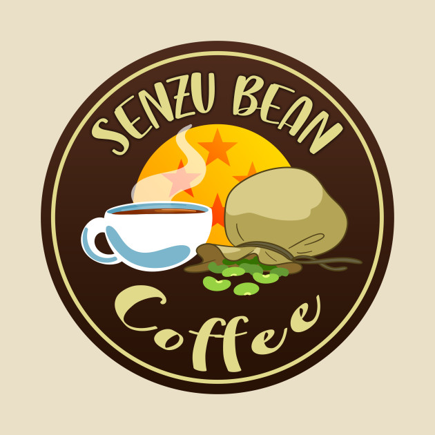 Senzu Bean Coffee - Dbz - T-Shirt | TeePublic