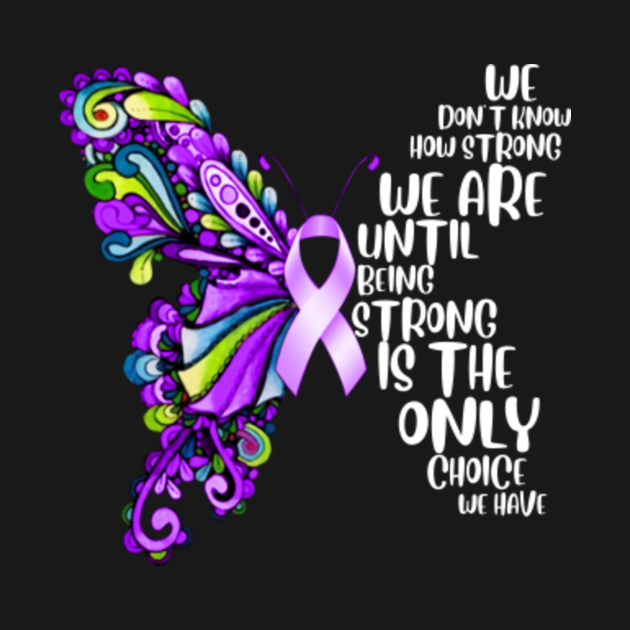 Butterfly Fibromyalgia Ribbon Awareness - Fibromyalgia Awareness - T ...