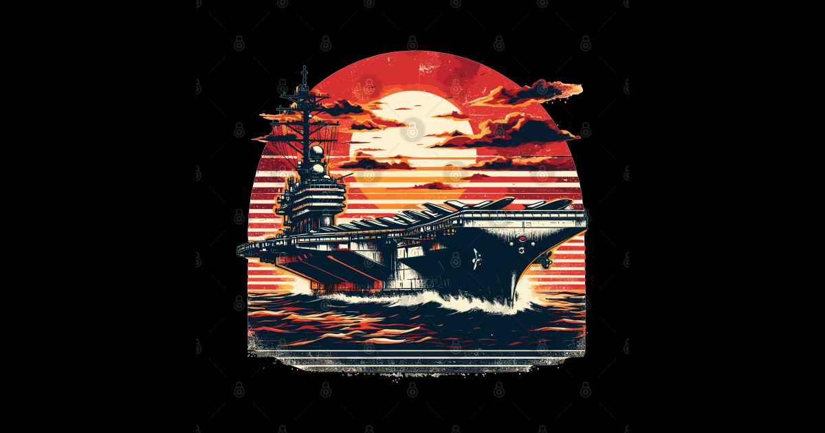 Aircraft carrier - Aircraft Carrier - Sticker | TeePublic