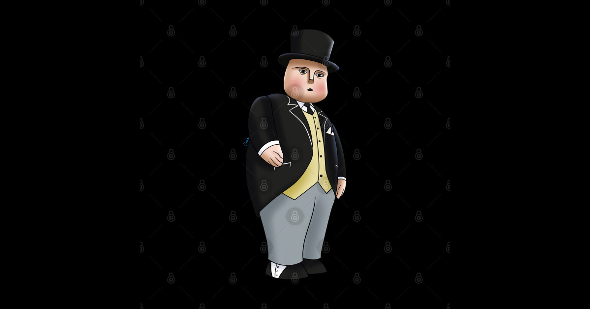 The Fat Controller - Thomas - Sticker | TeePublic