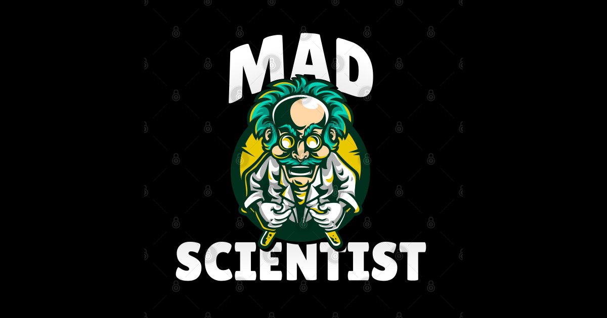 Mad Scientist Gear - Mad Scientist - Sticker | TeePublic