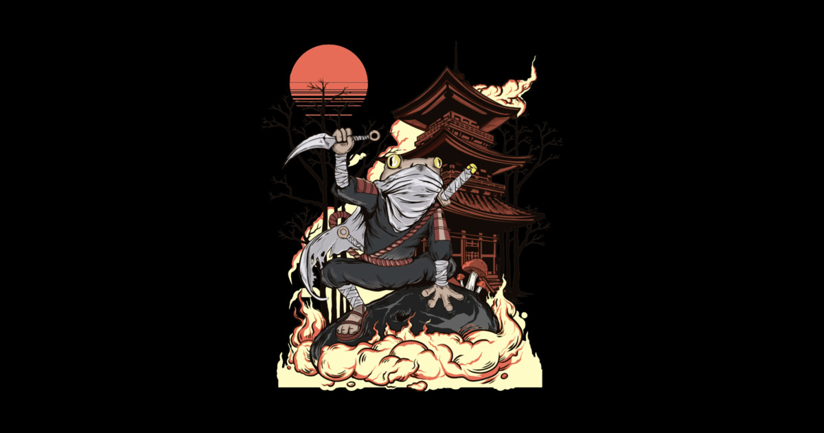 Assassin Frog - Frog - Sticker | TeePublic