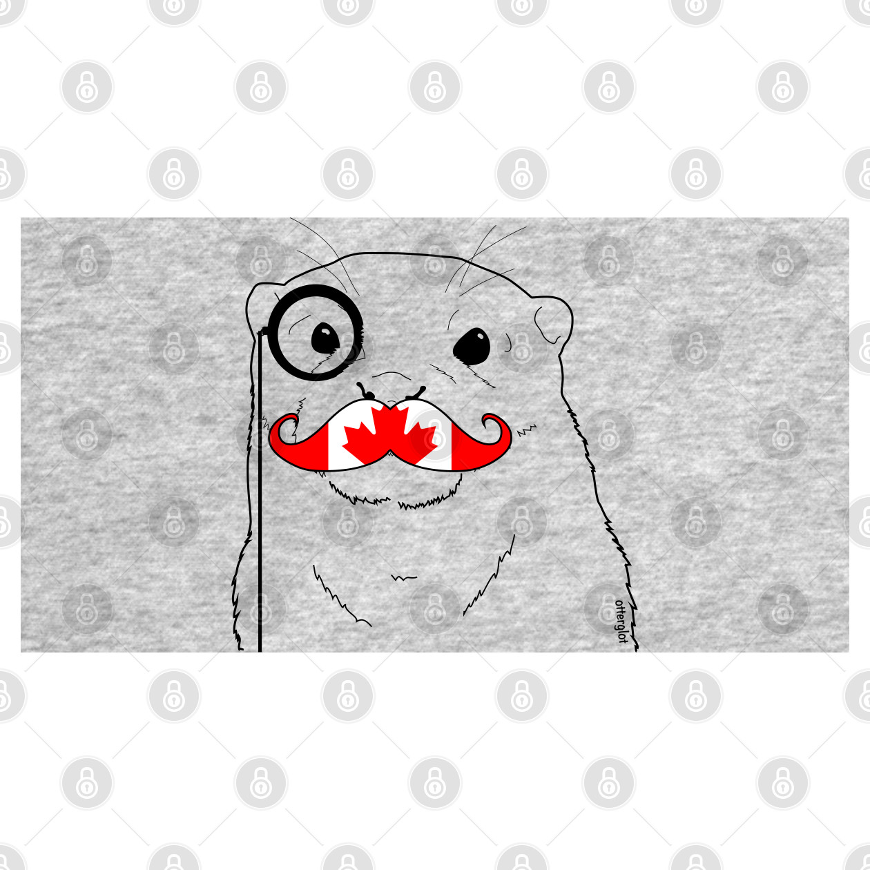 Mustache Flag Canada - Canada - T-Shirt | TeePublic