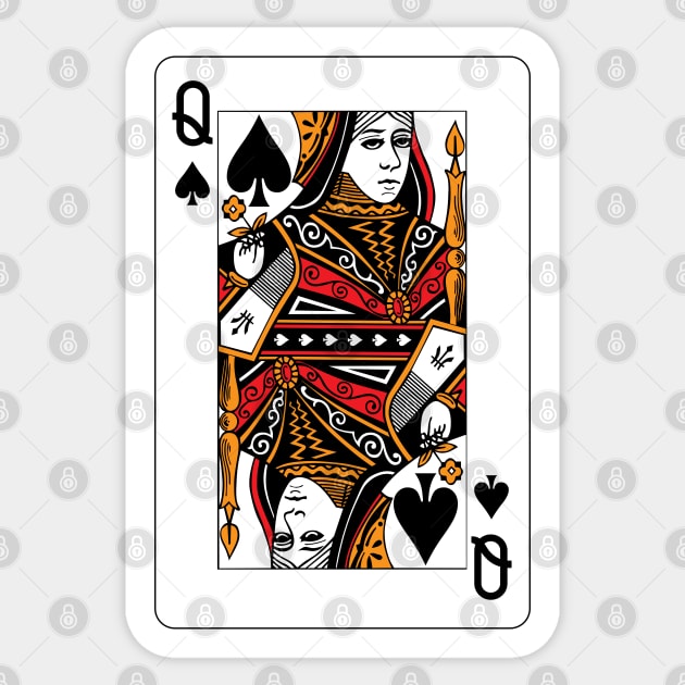 Queen of Spades - Queen Of Spades - Sticker | TeePublic