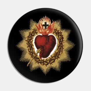 Sacred Heart Of Jesus Christ Pins and Buttons for Sale | TeePublic