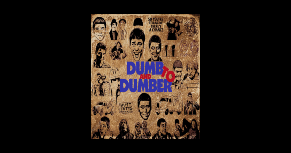 DUMB AND DUMBER ART - Movie - Sticker | TeePublic DUMB AND DUMBER ART - Movie - Sticker | TeePublic