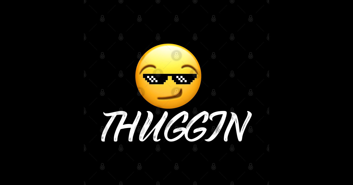 Thugging Emoji - Thug Life - Magnet | TeePublic