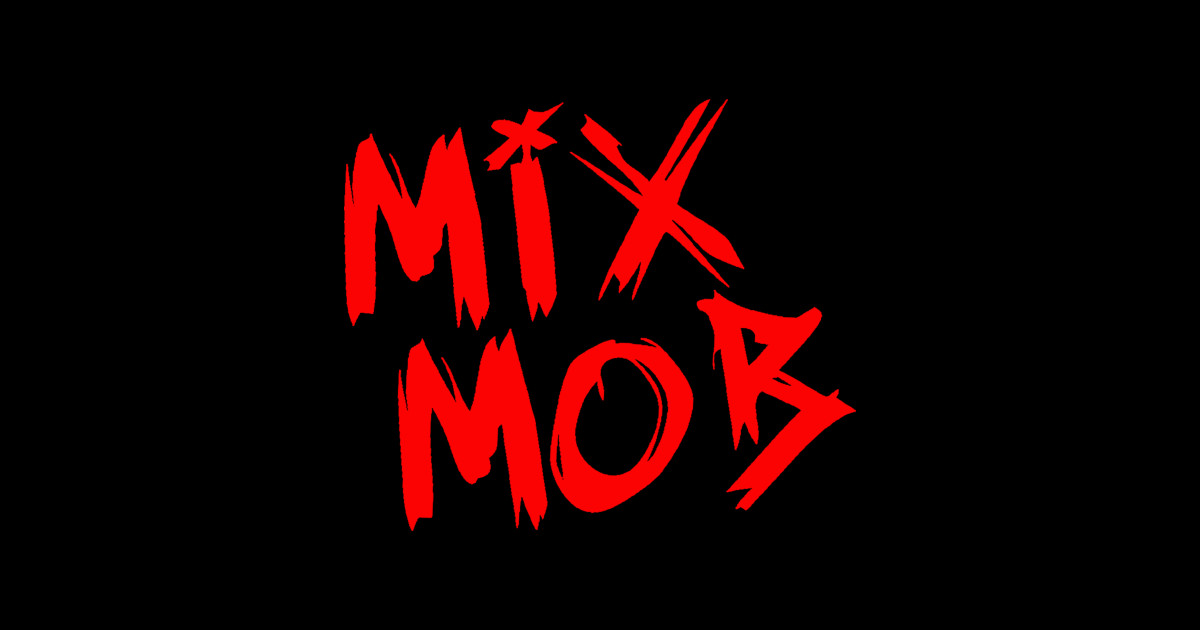 Mix Mob Lettering Logo - Mix Mob - Sticker | TeePublic