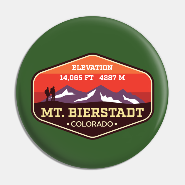 Mt Bierstadt Colorado - 14ers Mountain Climbing Badge - Mount Bierstadt ...