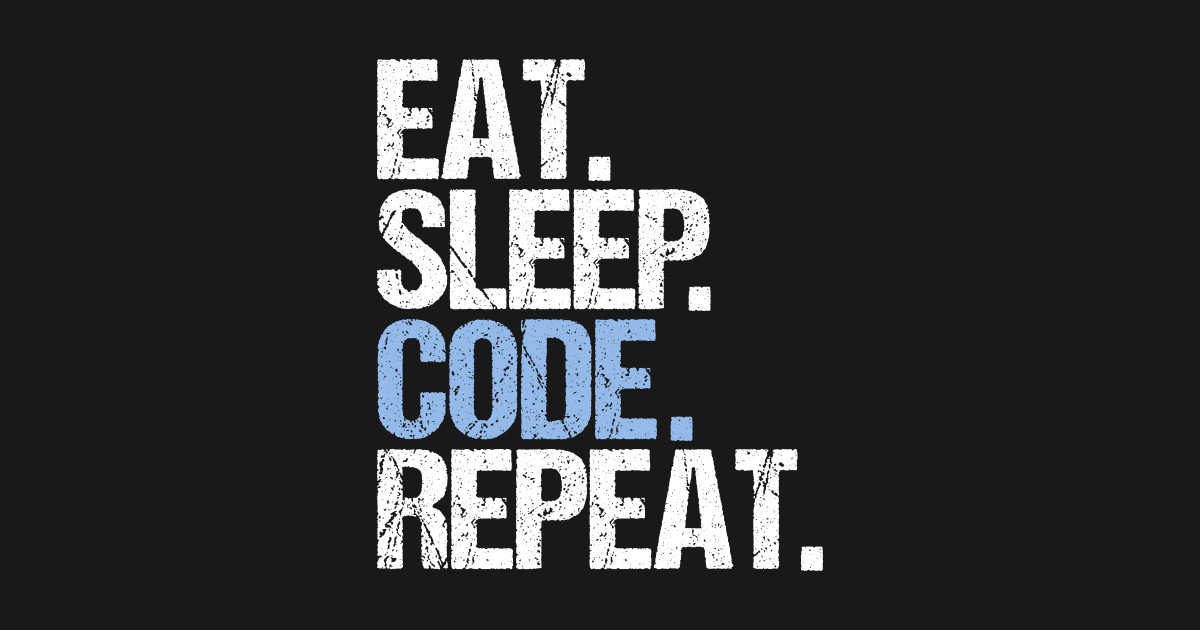 Eat Sleep Code Repeat - Eat Sleep Code Repeat - Mask | TeePublic