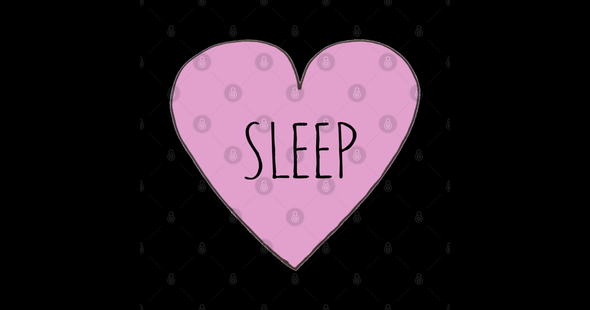 I LOVE SLEEP - Sleep - Sticker | TeePublic