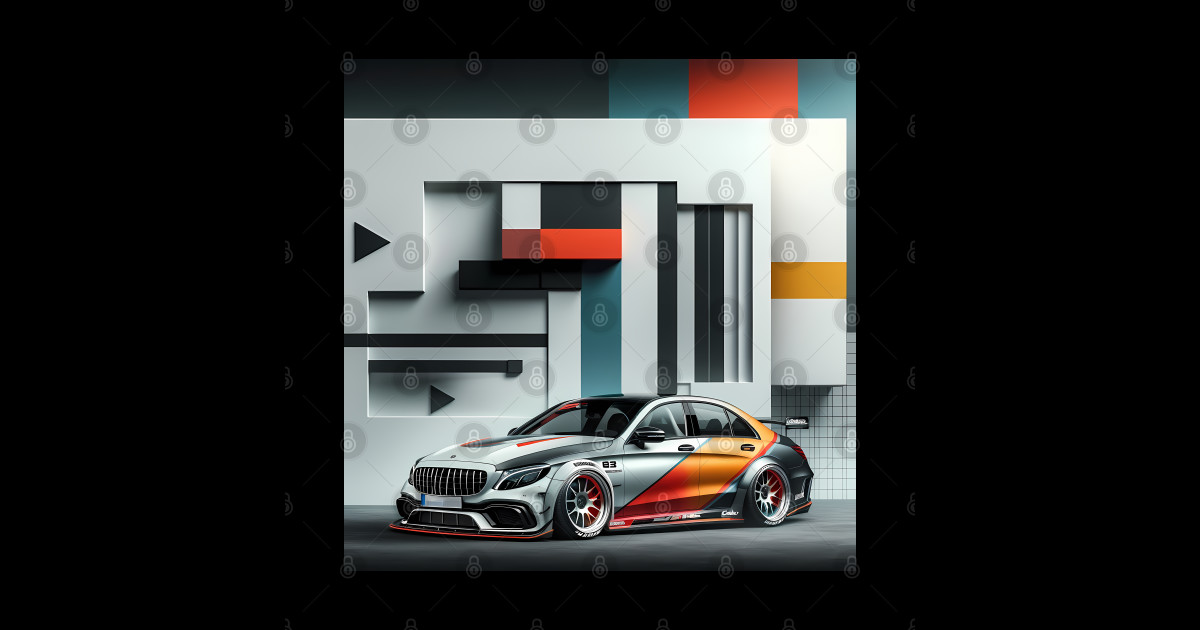 Mercedes C63 AMG - Mercedes C63 - Sticker | TeePublic