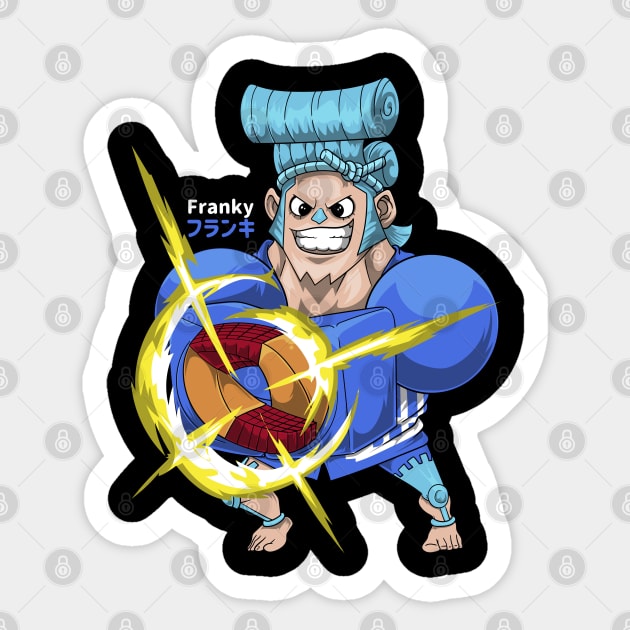 Franky Anime OP FUN Fanart - Anime - Sticker | TeePublic