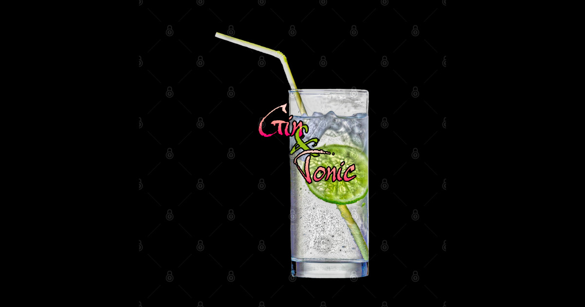 Gin & Tonic - Gin And Tonic - Sticker | TeePublic