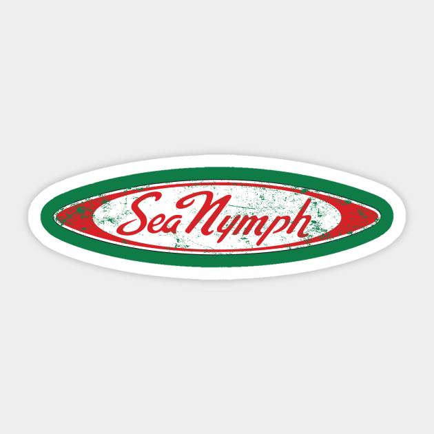 Sea Nymph - Vintage Boat - Sticker | TeePublic