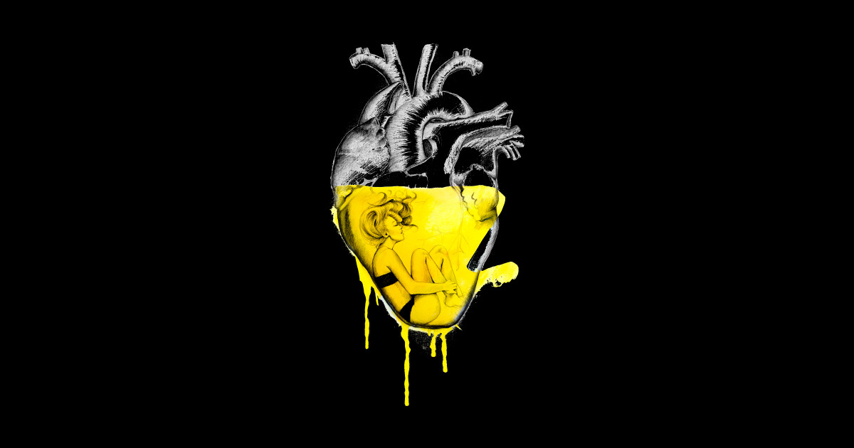 Drowning - Heart - Posters and Art Prints | TeePublic