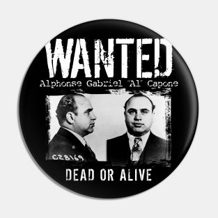 Chicago 1926 Al Capone Gangster Pins and Buttons for Sale | TeePublic