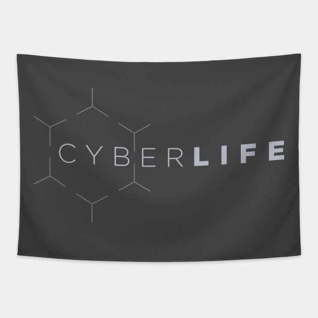 Cyberlife logo (No Background) - Cyberlife - Tapestry | TeePublic