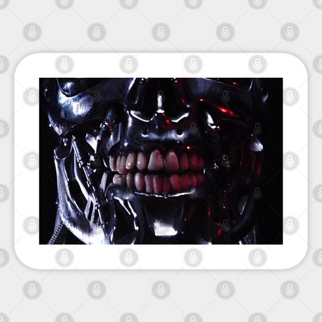 terminator face mask - Terminator - Sticker | TeePublic