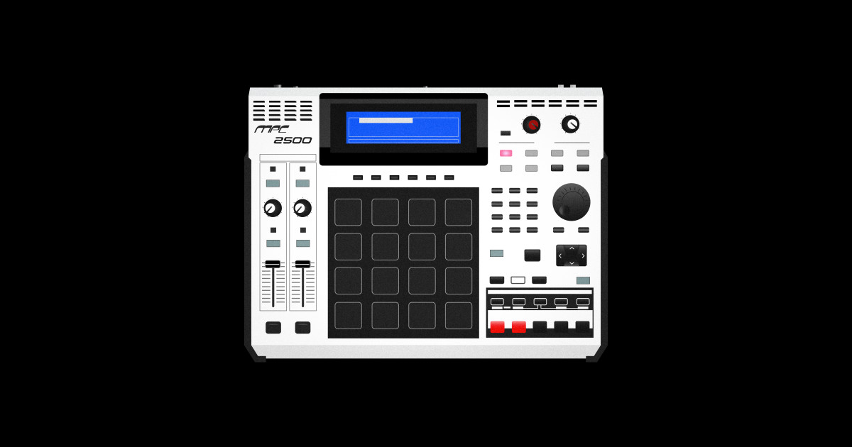 Akai MPC vector digital music instrument - Akai - T-Shirt | TeePublic