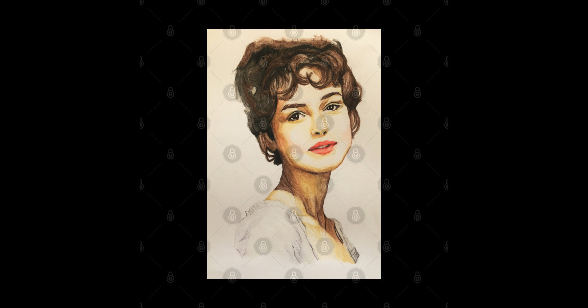 Elizabeth Bennet in watercolour - Elizabeth Bennet - Sticker | TeePublic
